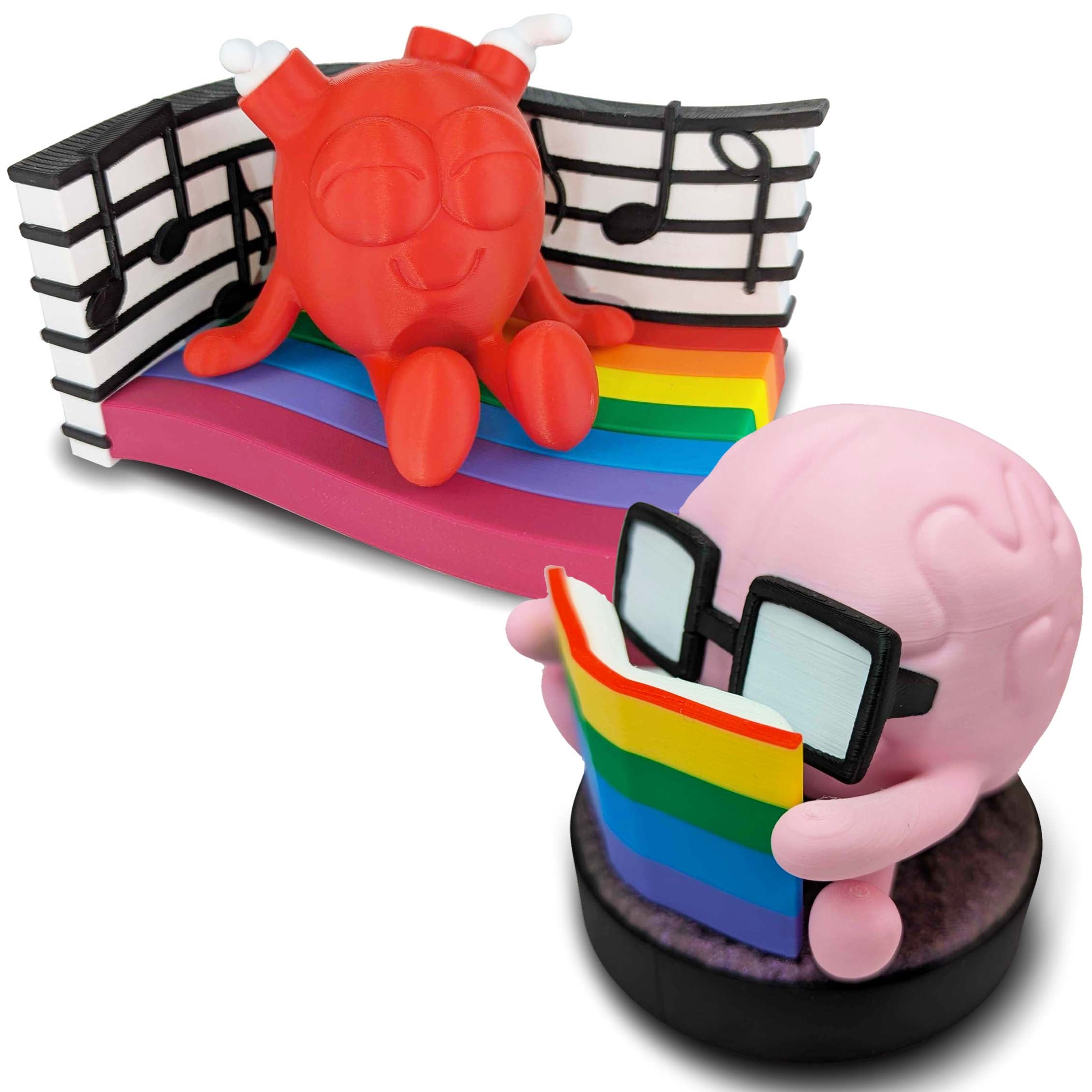 Heart and Brain Figurine Bundle