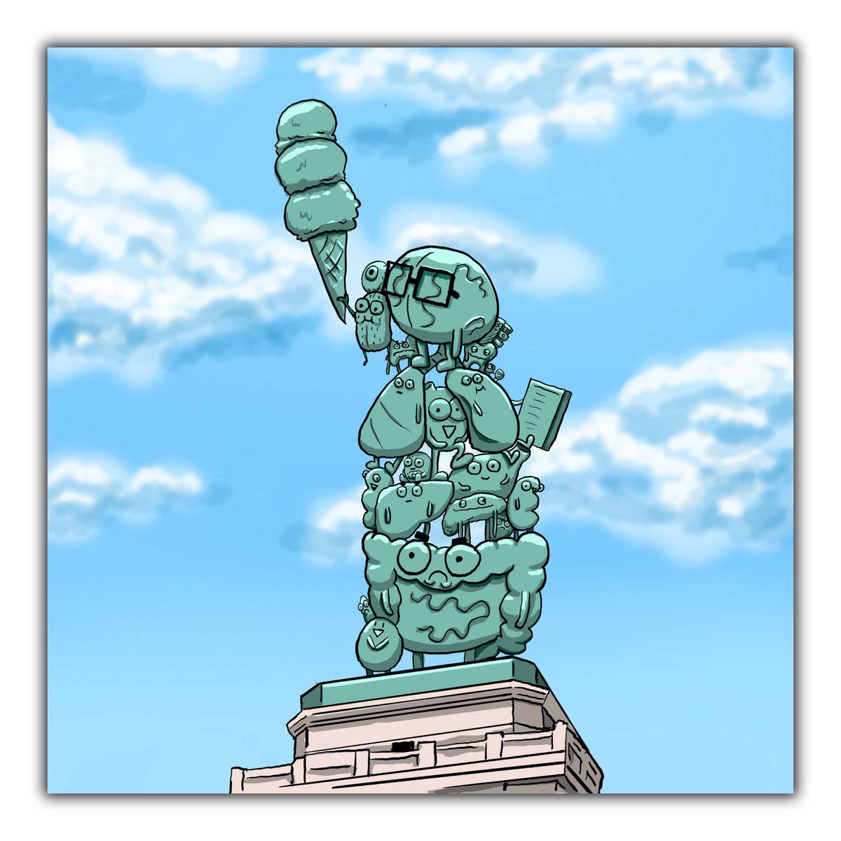 "Statue of Bodily Autonomy" Print
