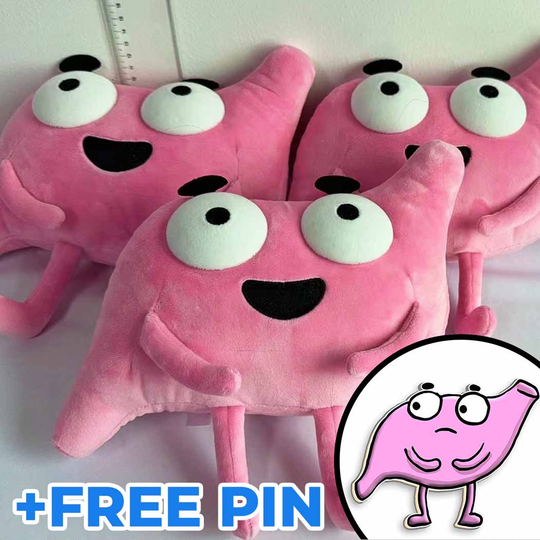 Stomach Plushie and FREE Pin (Pre-Order) – the Awkward Store