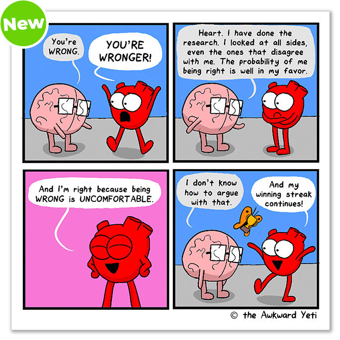 "You're Wronger" Print – the Awkward Store