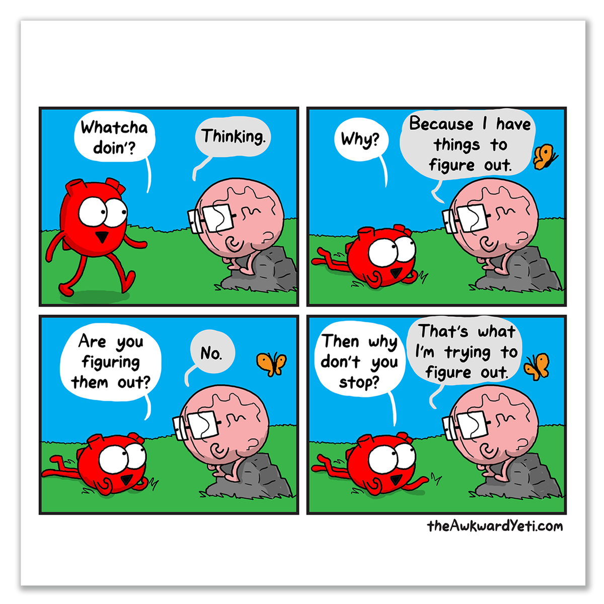 "The Overthinker" Print